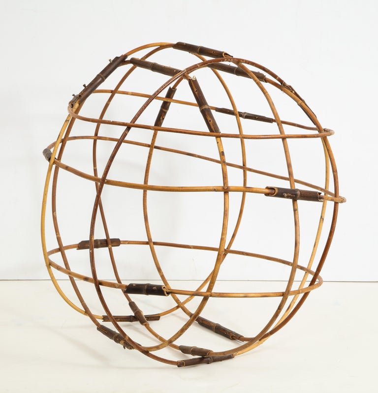 Contemporary Elliptical Bamboo Sculpture For Sale at 1stDibs
