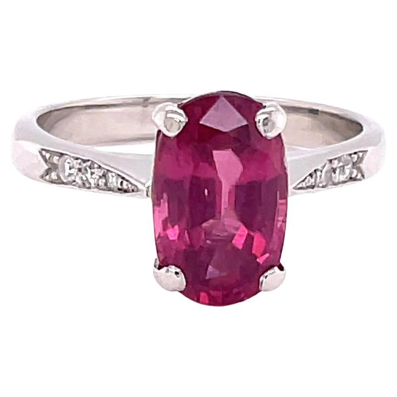 Spinel Diamond Ring at 1stDibs