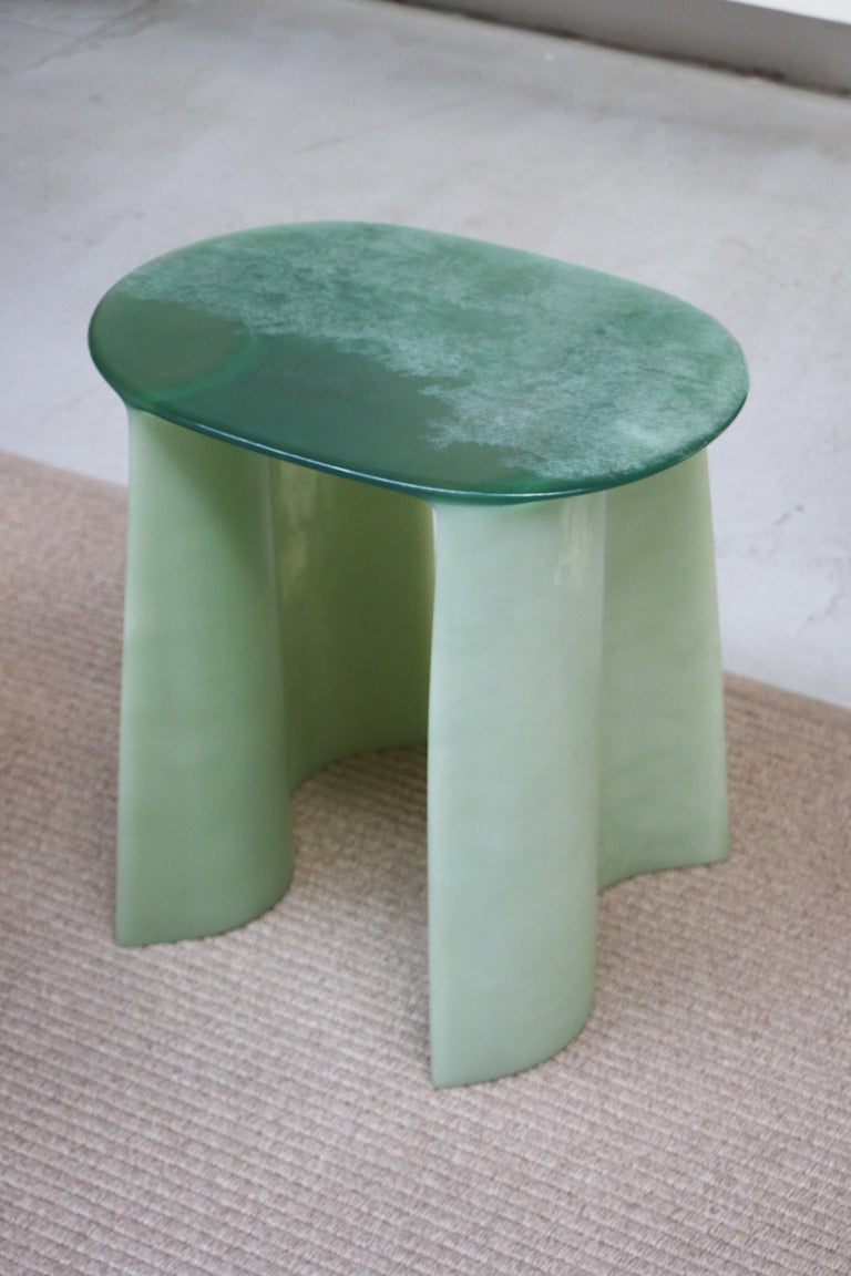 Contemporary and Experimental Fiberglass, One of a Kind, New Wave Stool ...