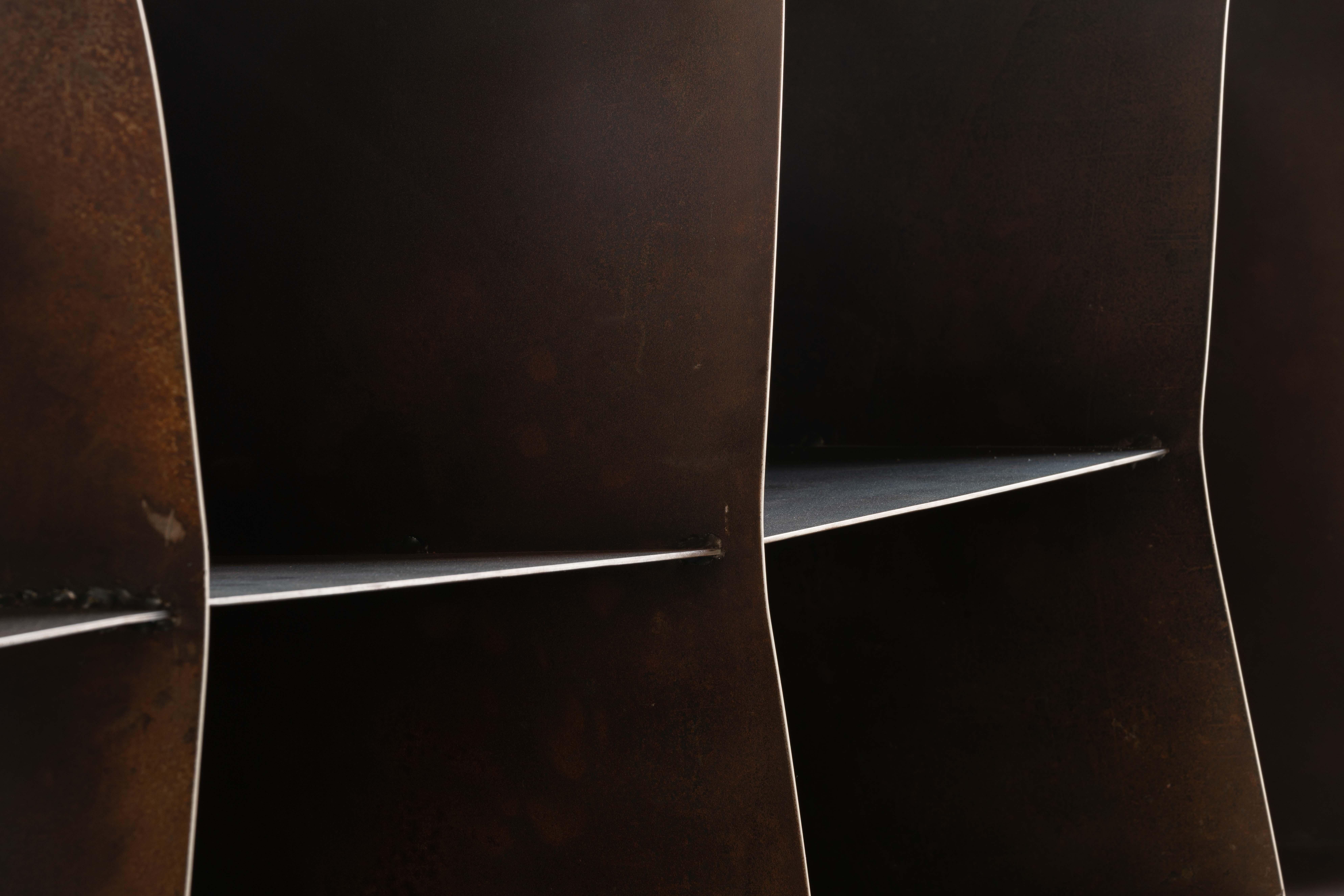 Contemporary Exploded Metal Sideboard Cabinet by Mircea Anghel For Sale ...