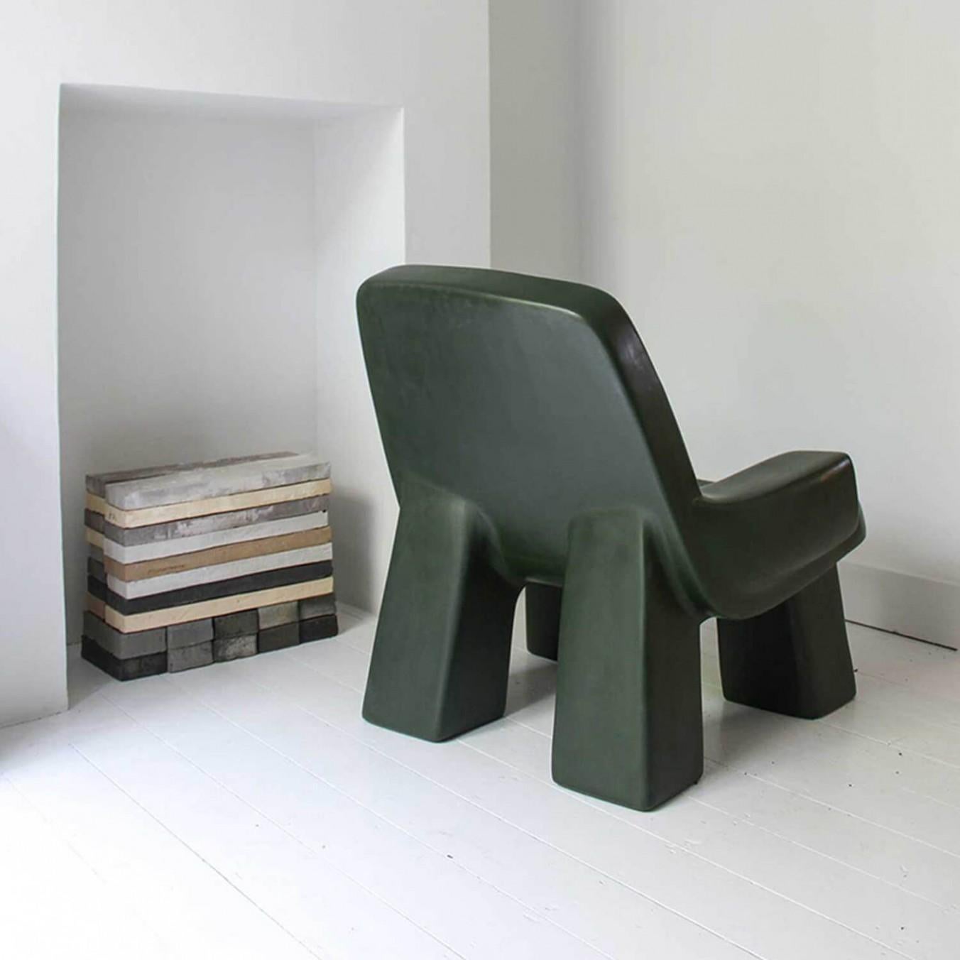 Contemporary Fiberglass Armchair, Fudge Chair by Faye Toogood For Sale ...