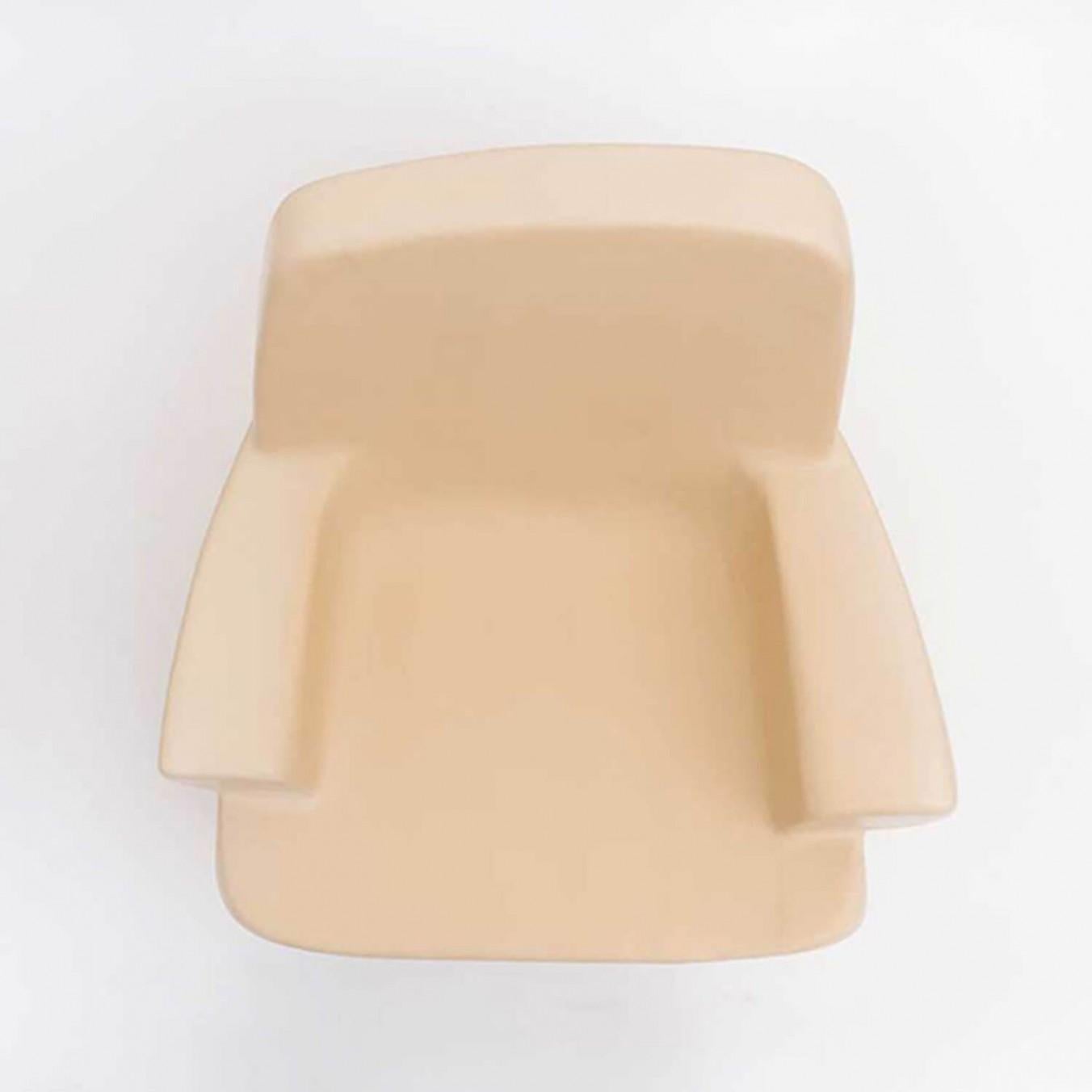 Contemporary Fiberglass Armchair, Fudge Chair by Faye Toogood For Sale ...