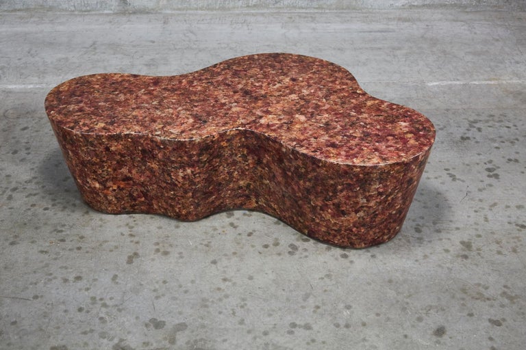 Contemporary Freeform "Clouds" Cocktail Table with Petal Shell Inlay ...