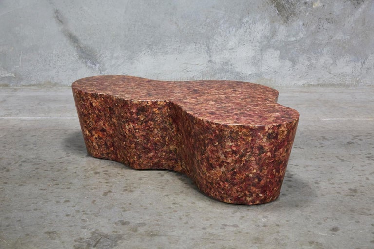 Contemporary Freeform "Clouds" Cocktail Table with Petal Shell Inlay ...