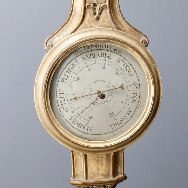 Contemporary French Neoclassical Styled Wall Barometer, Bollenbach ...