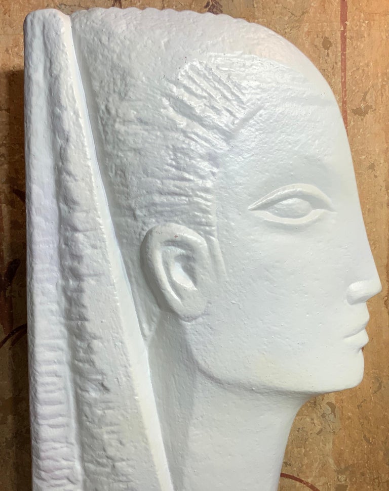 Contemporary Funky Plaster Bust at 1stDibs
