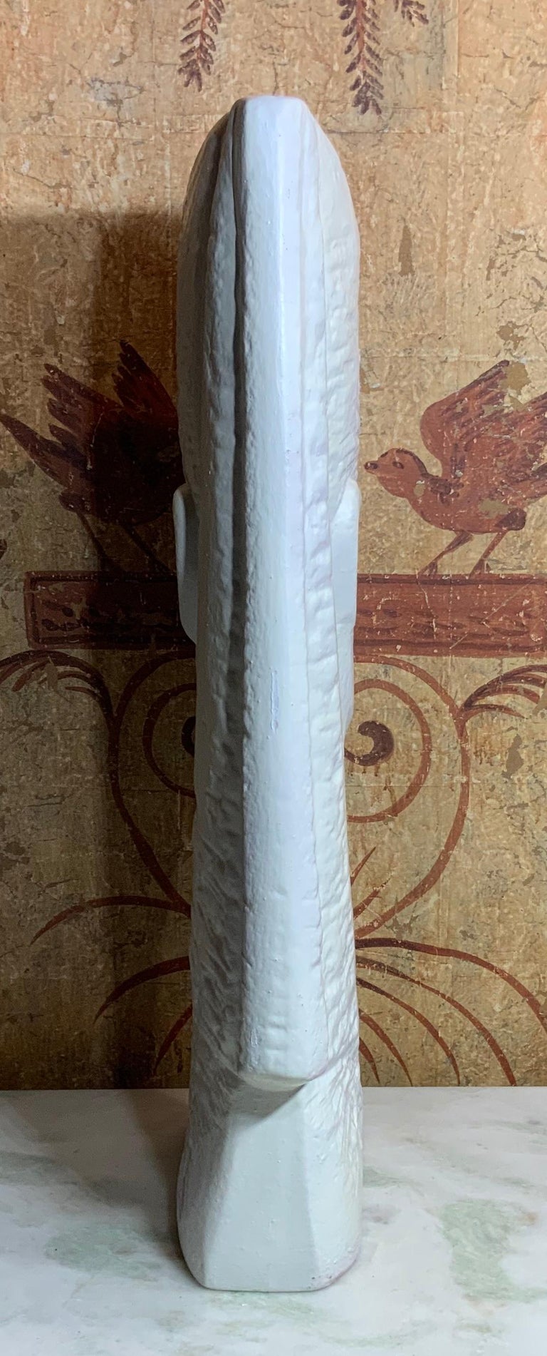 Contemporary Funky Plaster Bust at 1stDibs