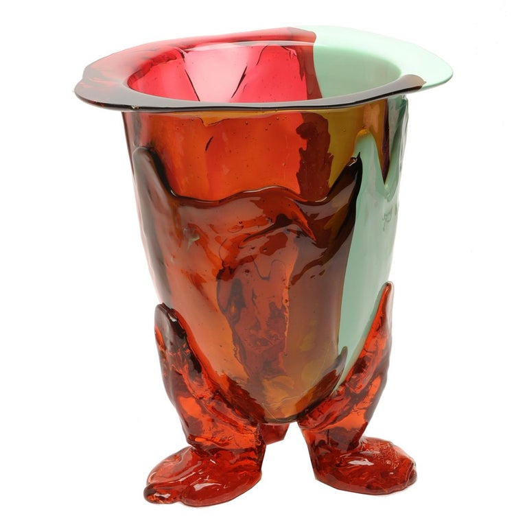 Contemporary Gaetano Pesce Amazonia XL Vase Resin, Mint, Fuchsia, Pink ...