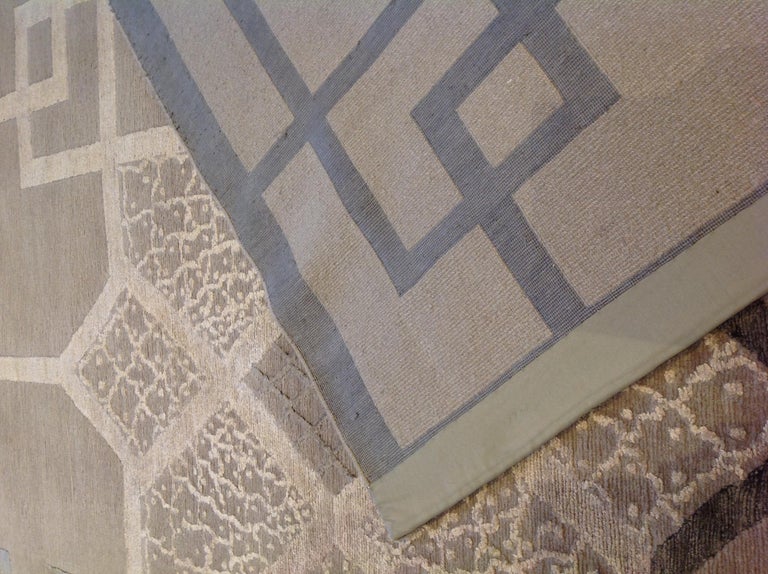 Contemporary Geometric Design Area Rug For Sale at 1stDibs | geometric ...