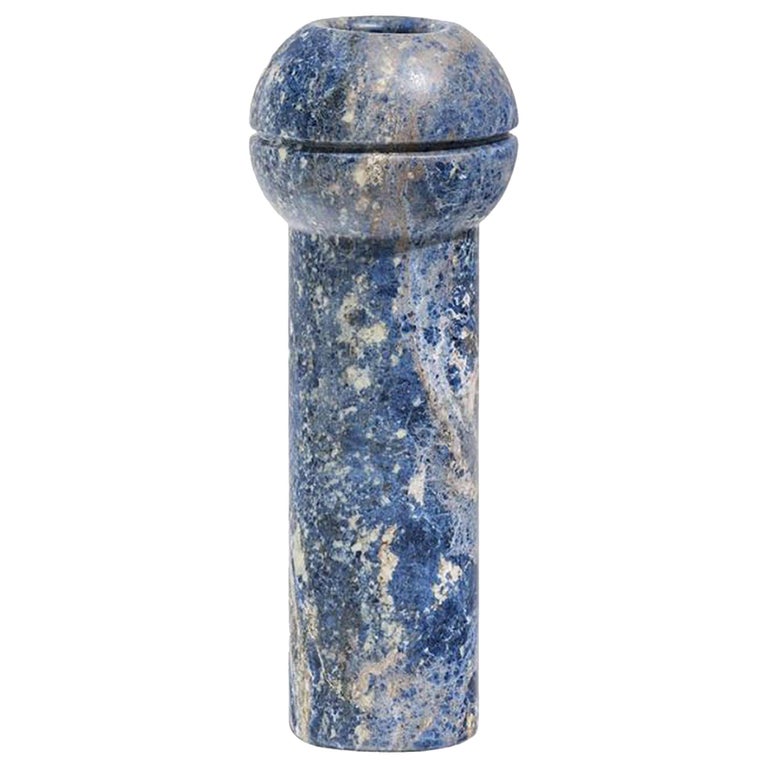 Contemporary Geometric Sculptural Marble Vase Vortice Italian ...
