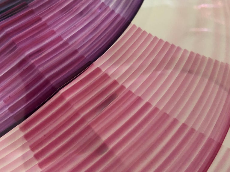 Contemporary Glass Kit Karbler Michael David Vortex Sculpture / Bowl ...
