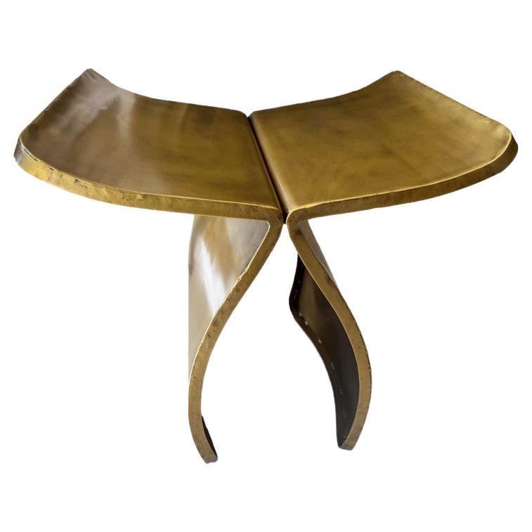 Gold Coated Bench For Sale at 1stDibs