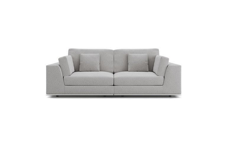 Contemporary Gray Modular Sectional Sofa For Sale at 1stDibs