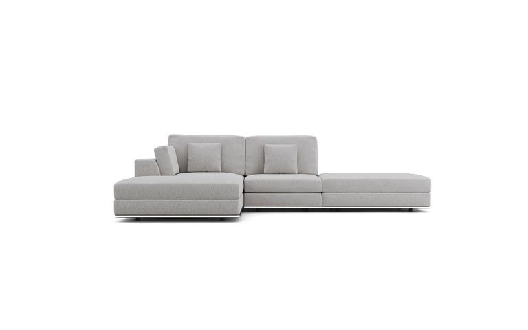 Contemporary Gray Modular Sectional Sofa For Sale at 1stDibs