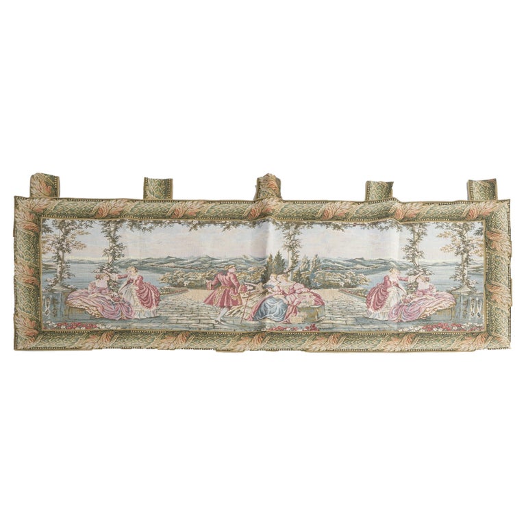 Contemporary Greco-Roman Scenic Courtyard Wall Tapestry with Figures ...