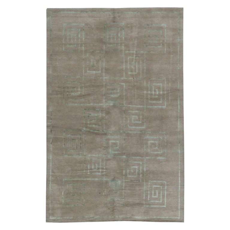 Contemporary Greek Key Design Wool Rug by Doris Leslie Blau For Sale at ...
