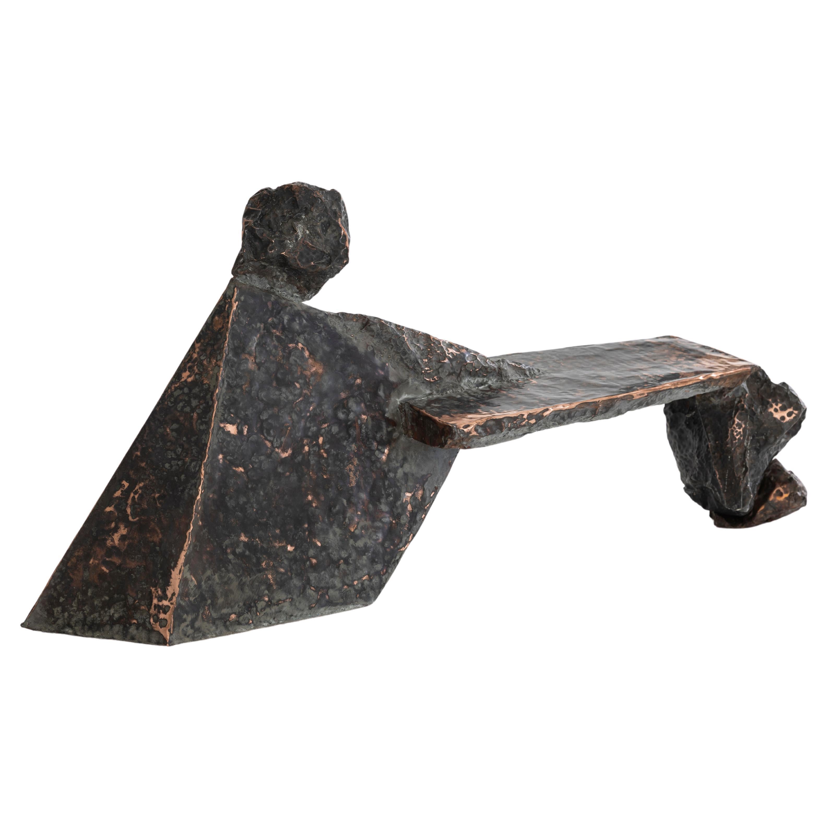 Contemporary Hammered copper Constellation I Bench by Marius Ritiu For ...