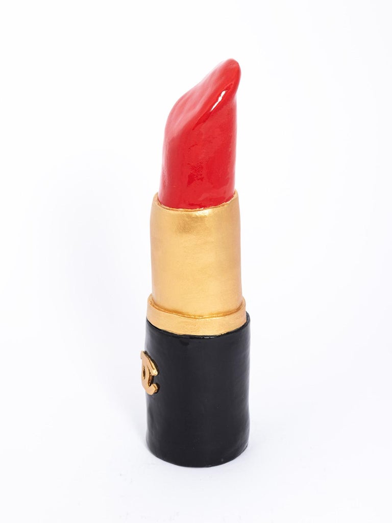 Contemporary Hand Built Ceramic Lipstick at 1stDibs