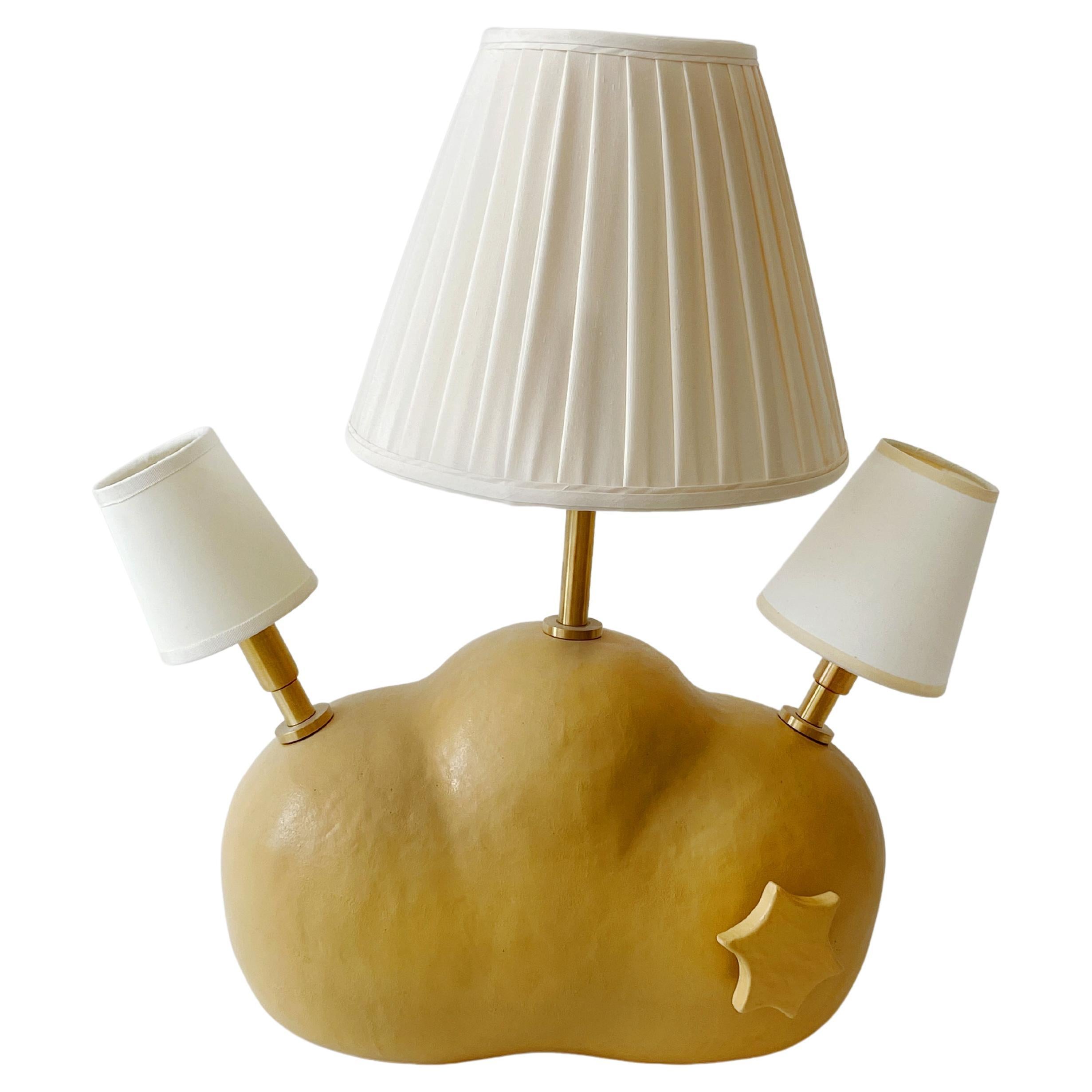Contemporary Hand-built Ceramic Base Oo Lamp - Skin Tone #1, Medium For ...