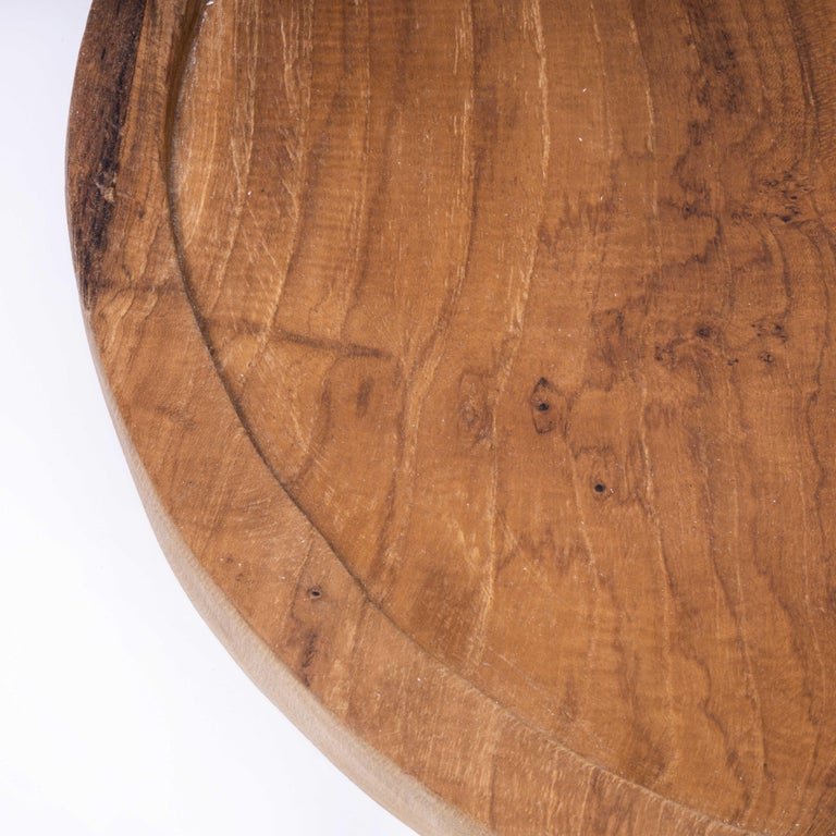Contemporary Hand Carved Indonesian Teak Platter For Sale at 1stDibs