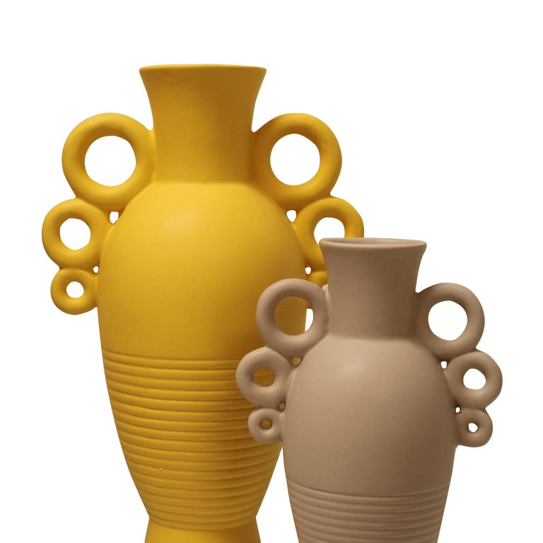 Contemporary Handcrafted Ceramic Vase, Italia, 2023 For Sale at 1stDibs