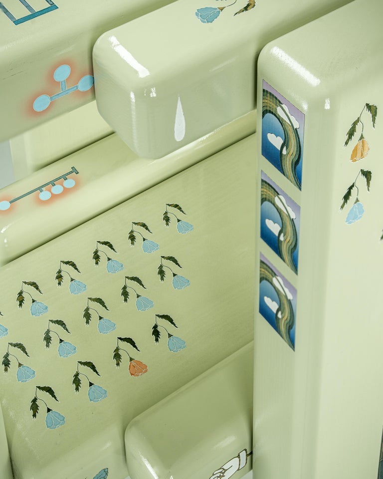 Contemporary Hand Lacquered Green Bar Element, Booze Cruiser by Laurids ...