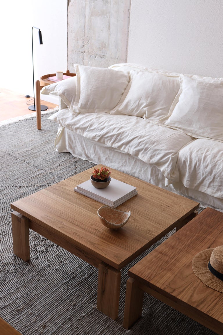 Contemporary Handcrafted Center Table in Brazilian Hardwood by Leo ...