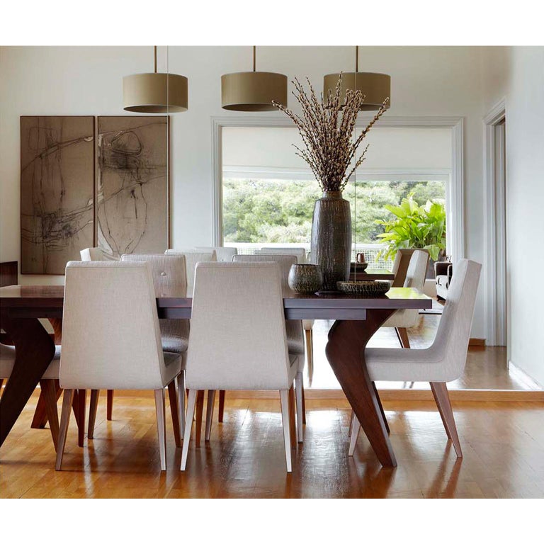 Contemporary Handcrafted Dining Table "Minoa" in Palisander Wood by ...