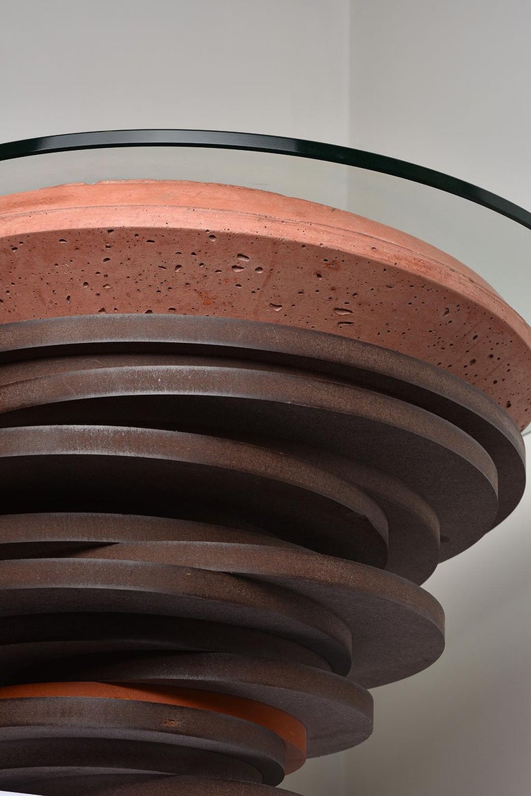 Contemporary Handcrafted Round 'Asanka Coffee Table', Side Table ...