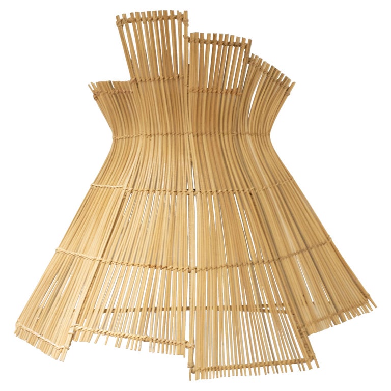 Contemporary Handcrafted Wicker Wall Light, Spain, 2022 For Sale at 1stDibs