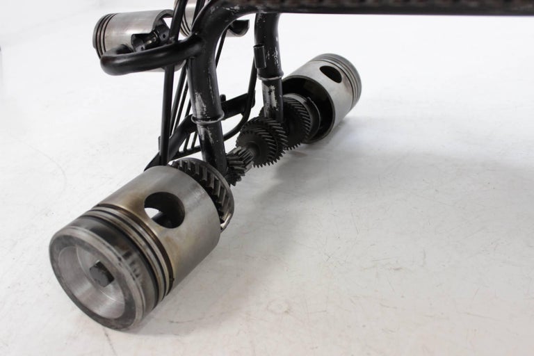 Contemporary Handmade Coffee "Hot Rod" Table by Baldos For Sale at 1stDibs