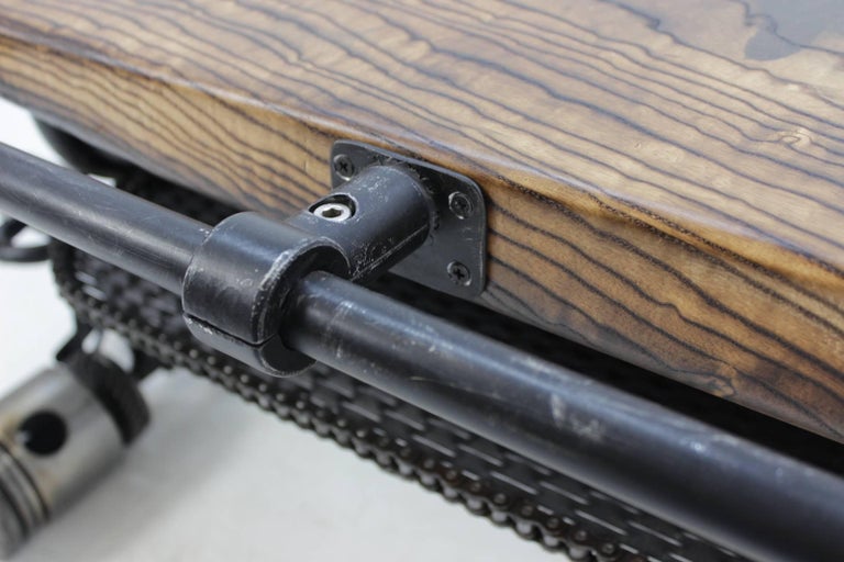 Contemporary Handmade Coffee "Hot Rod" Table by Baldos For Sale at 1stDibs