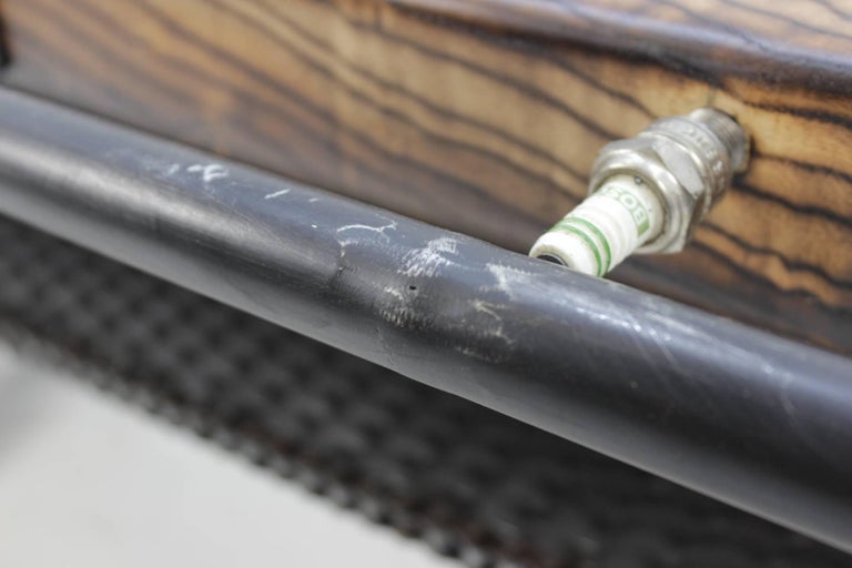 Contemporary Handmade Coffee "Hot Rod" Table by Baldos For Sale at 1stDibs