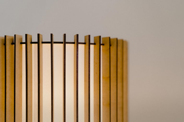 Contemporary, Handmade Pendant Lamp, MDF Wood, by Mediterranean Objects ...