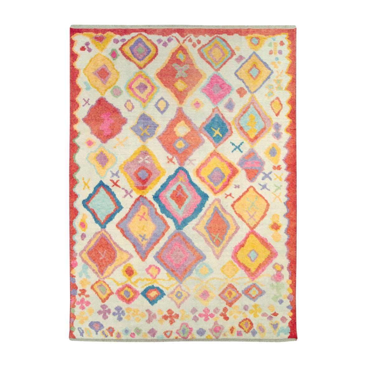 Contemporary Handmade Whimsical Turkish Plush Room Size Rug For Sale at ...