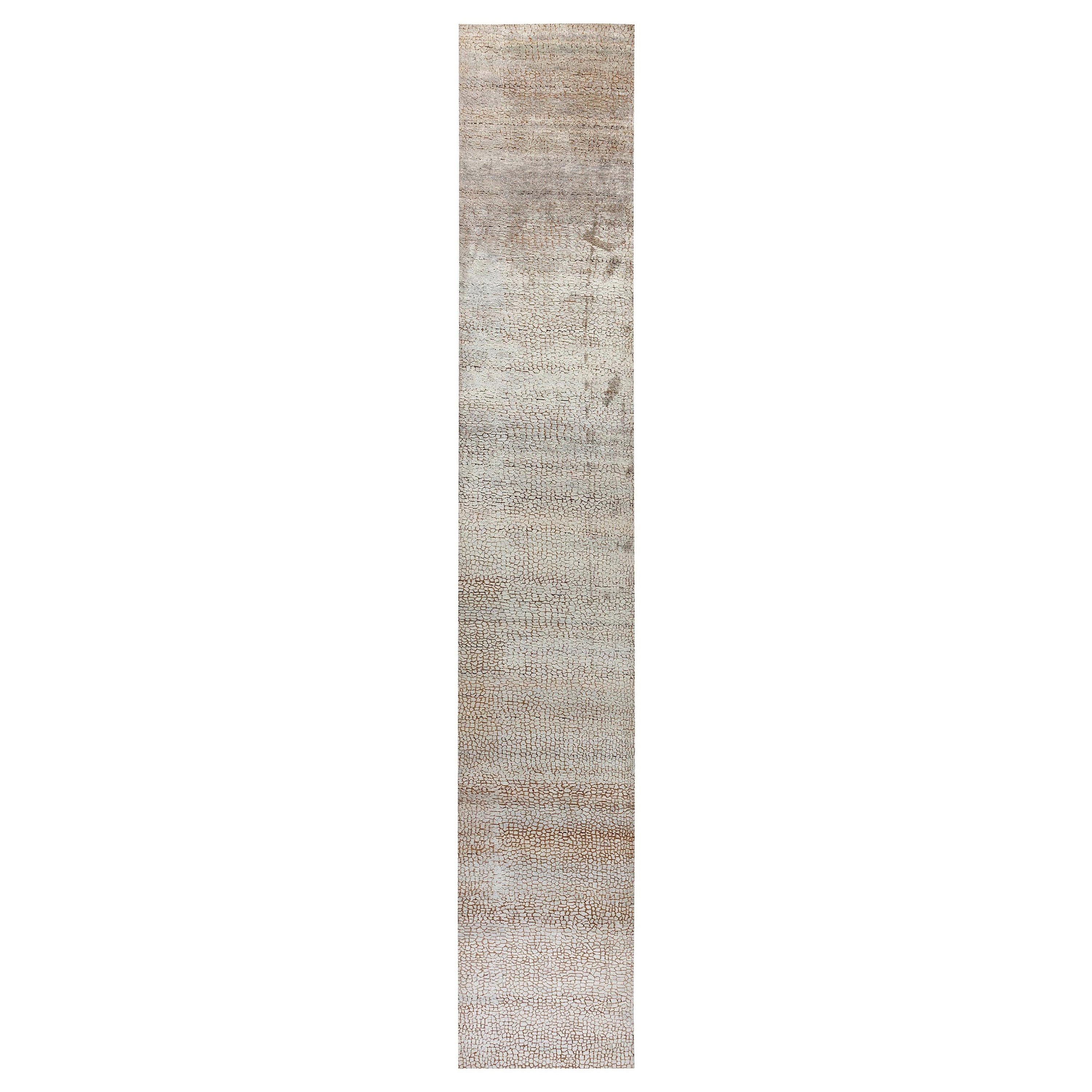Contemporary Reservoir Silk and Wool Rug by Brett Beldock for Doris ...