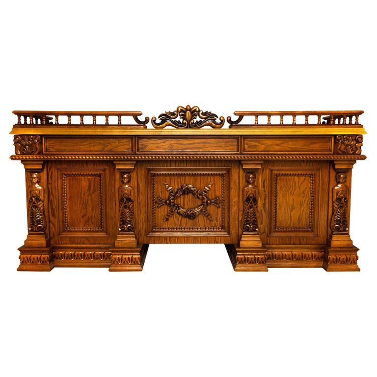 Contemporary Harden Furniture Executive Solid Wood Office Desk For Sale ...