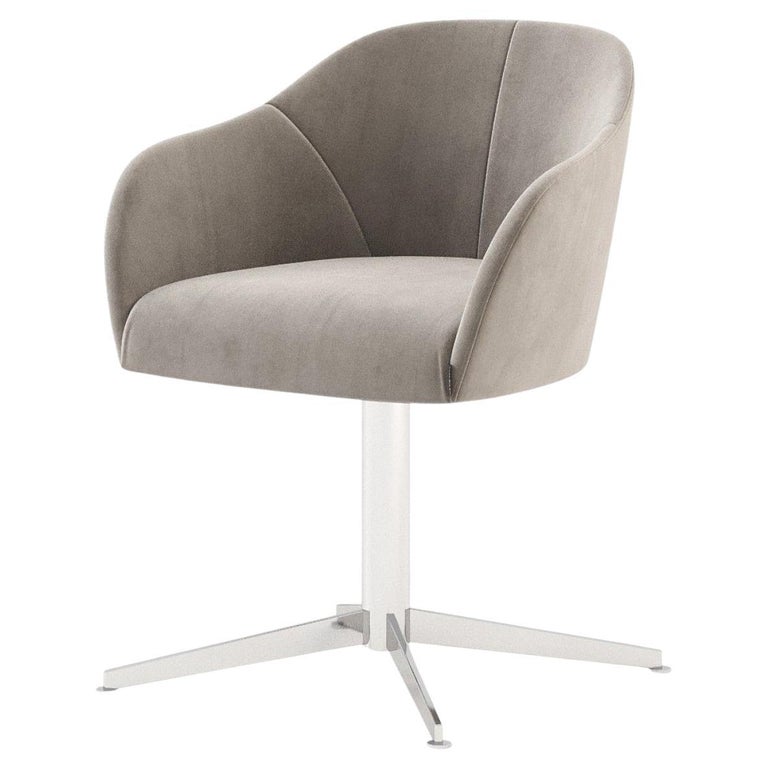 Customized Home Office Chair in Rich Velvet For Sale at 1stDibs