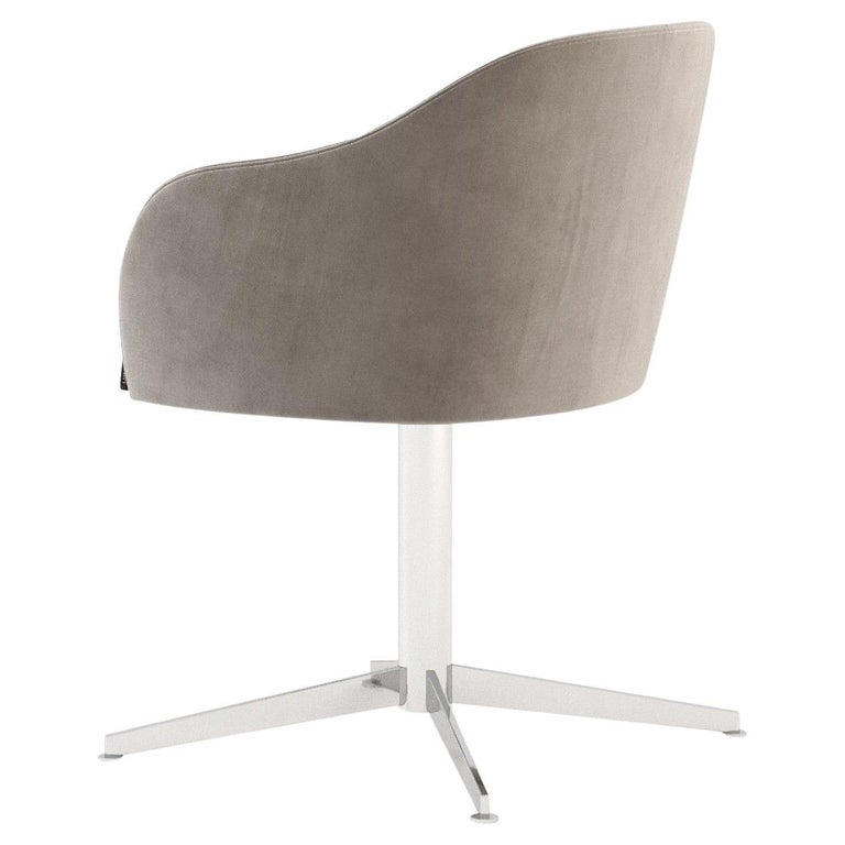 Customized Home Office Chair in Rich Velvet For Sale at 1stDibs