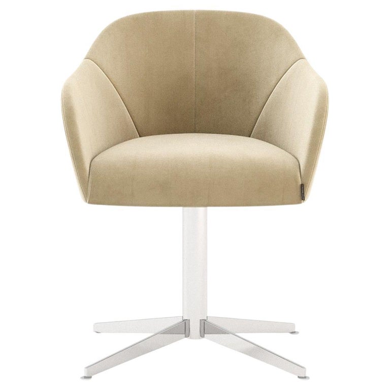 Customized Home Office Chair in Rich Velvet For Sale at 1stDibs