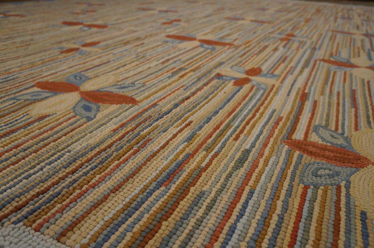 Contemporary Handmade Hooked Rug ( 9' x 12' - 275 x 365 cm ) For Sale ...