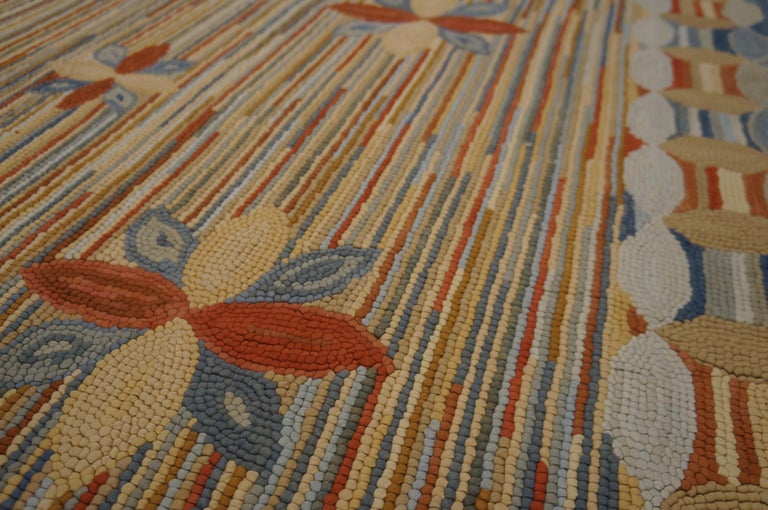 Contemporary Handmade Hooked Rug ( 9' x 12' - 275 x 365 cm ) For Sale ...