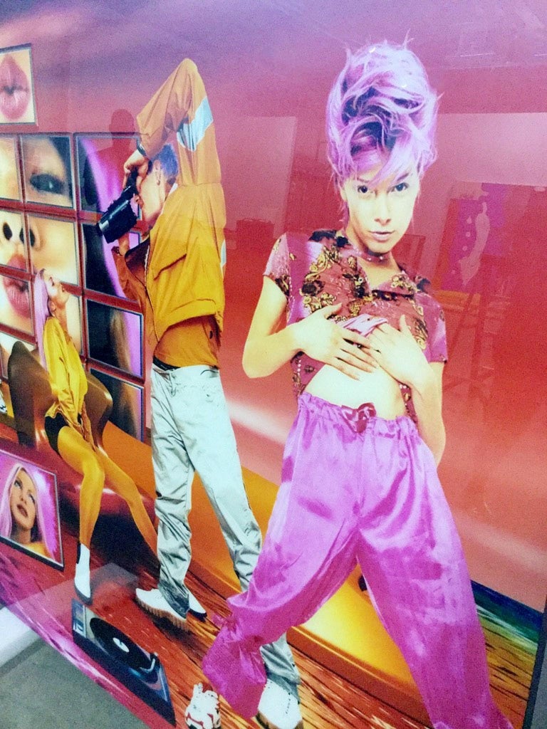 Contemporary Huge Orange Vision Plexiglass A.P. Micha Klein Signed ...