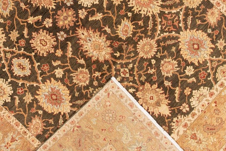 Contemporary Indian Peshawar Rug For Sale at 1stDibs