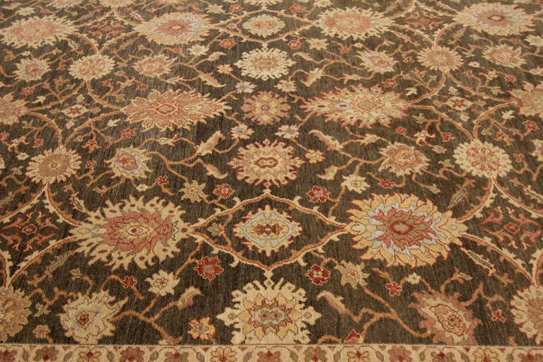 Contemporary Indian Peshawar Rug For Sale at 1stDibs