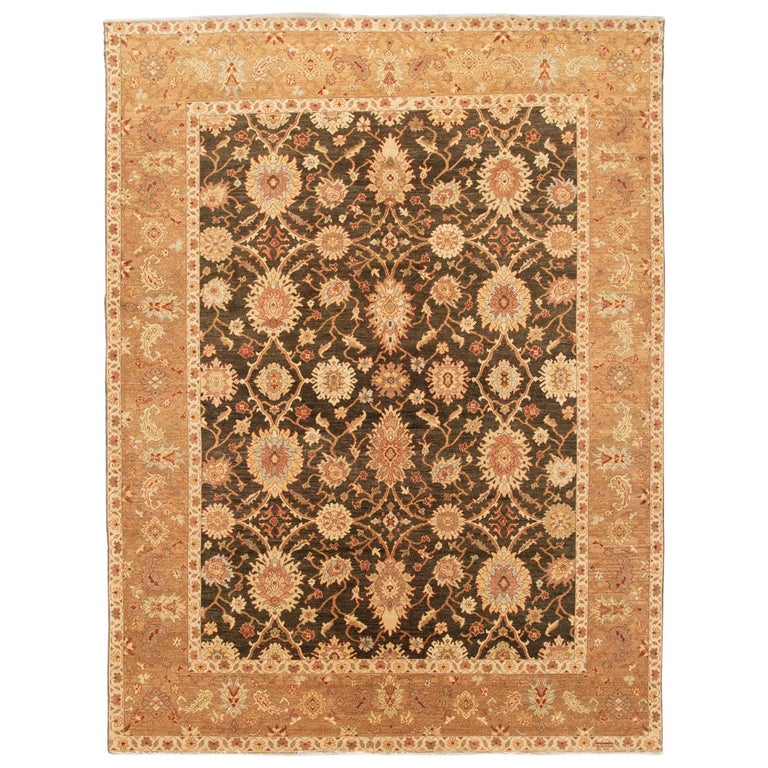 Contemporary Indian Peshawar Rug For Sale at 1stDibs