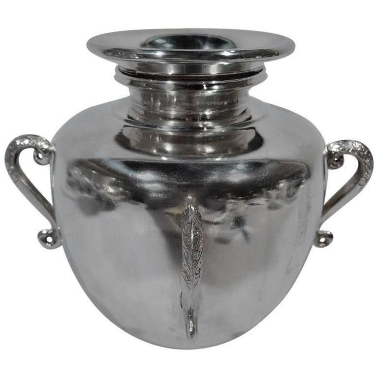 Pair of Indian Sterling Silver Vases, Antique, circa 1880 at 1stdibs