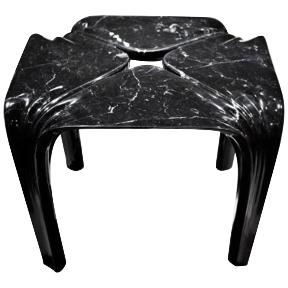 Contemporary Modern Robusta Marble Center Table by Caffe Latte For Sale ...