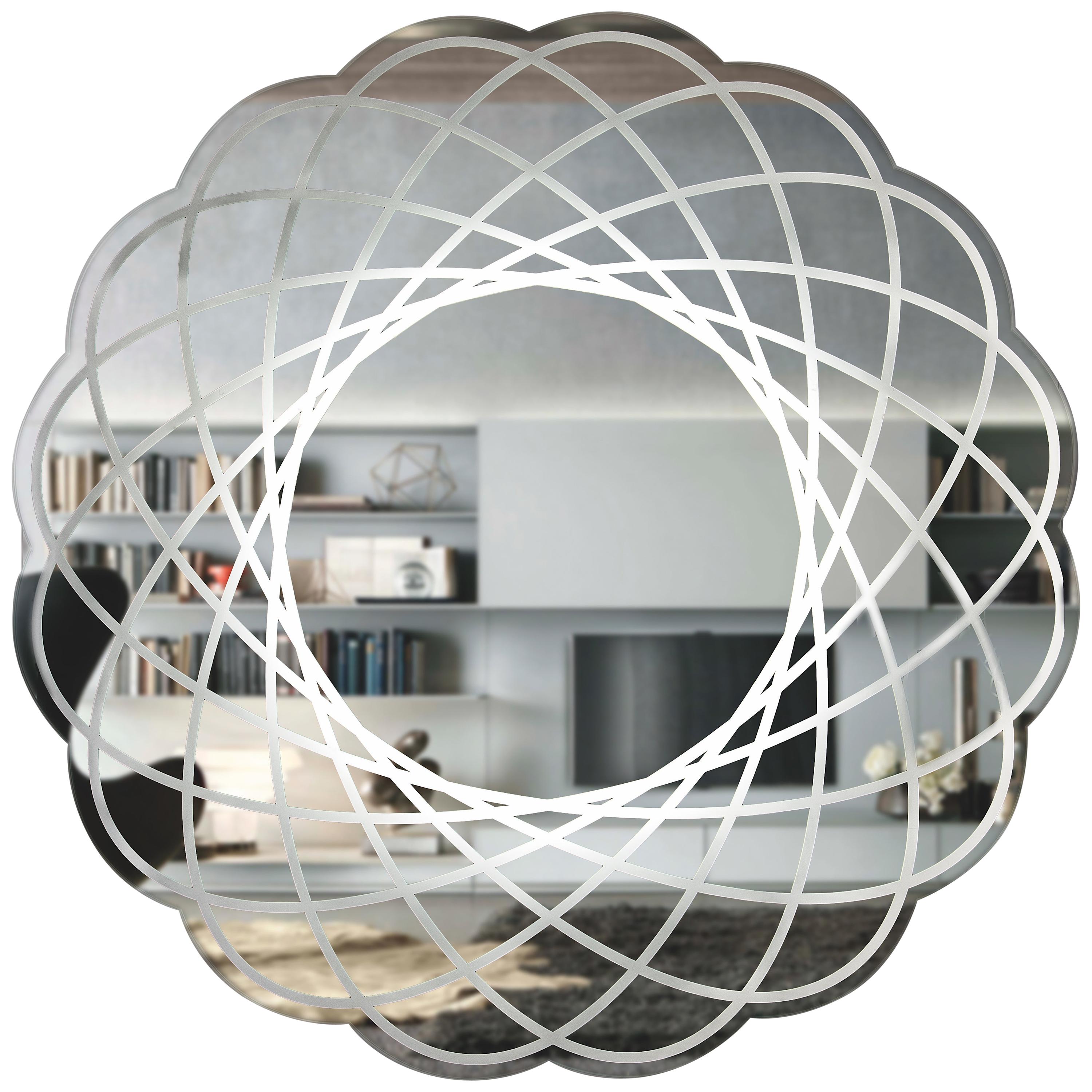 Groovy Round Infinity Mirrors at 1stDibs