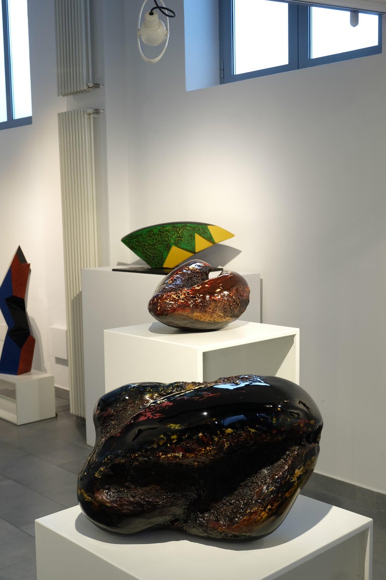 Contemporary Japanese Urushi Lacquer Sculpture For Sale at 1stDibs